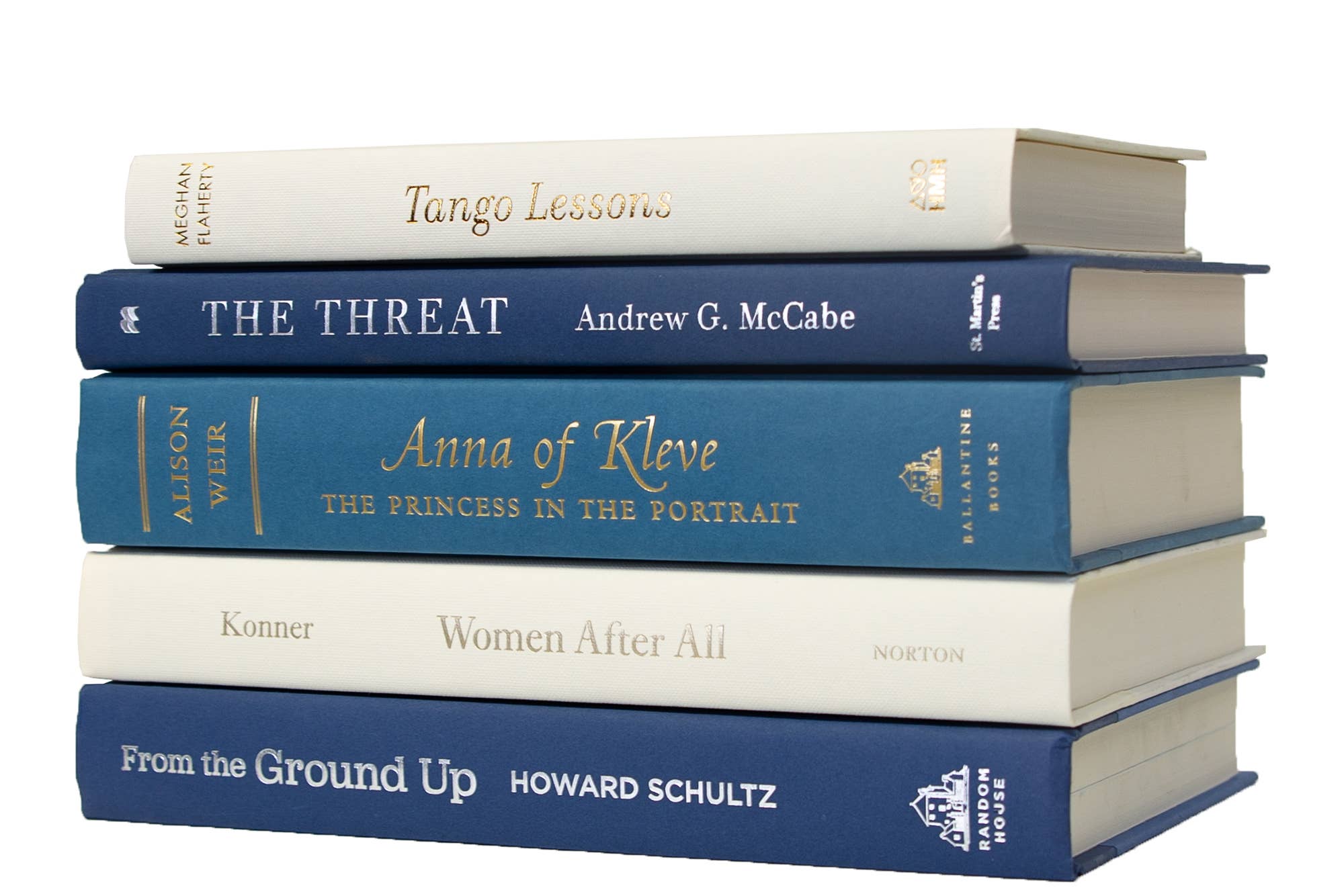 Decorative Blue Book Stack - Coastal Shores: Blue – Three Sisters ...